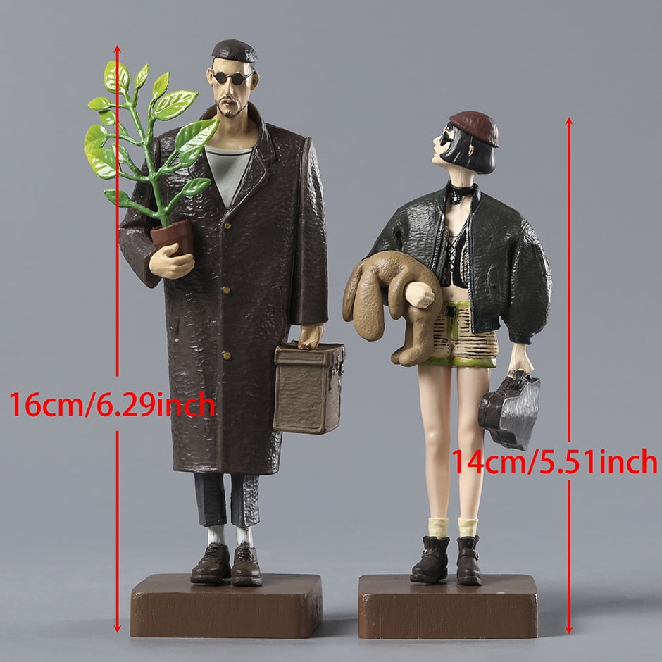 Figura profesional de León y Mathilda, modelo coleccionable de PVC ...