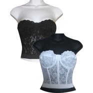 SAYFUT Fashion Women's Lace Up Boned Sexy Overbust Corset Bustier Plus ...