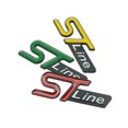 3D ST LINE Logo Front Grill Emblem Badge Car Rear Trunk Sticker ...