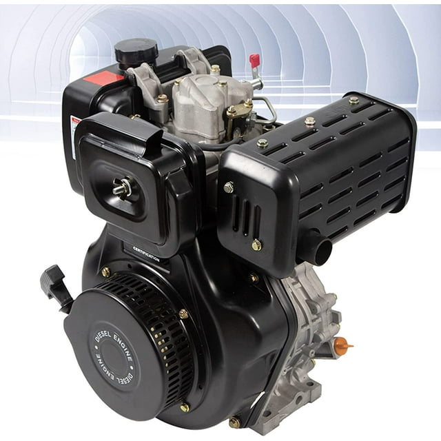 Miumaeov 10 HP 4 Stroke Diesel Motor Engine Heavy Duty Single Cylinder ...