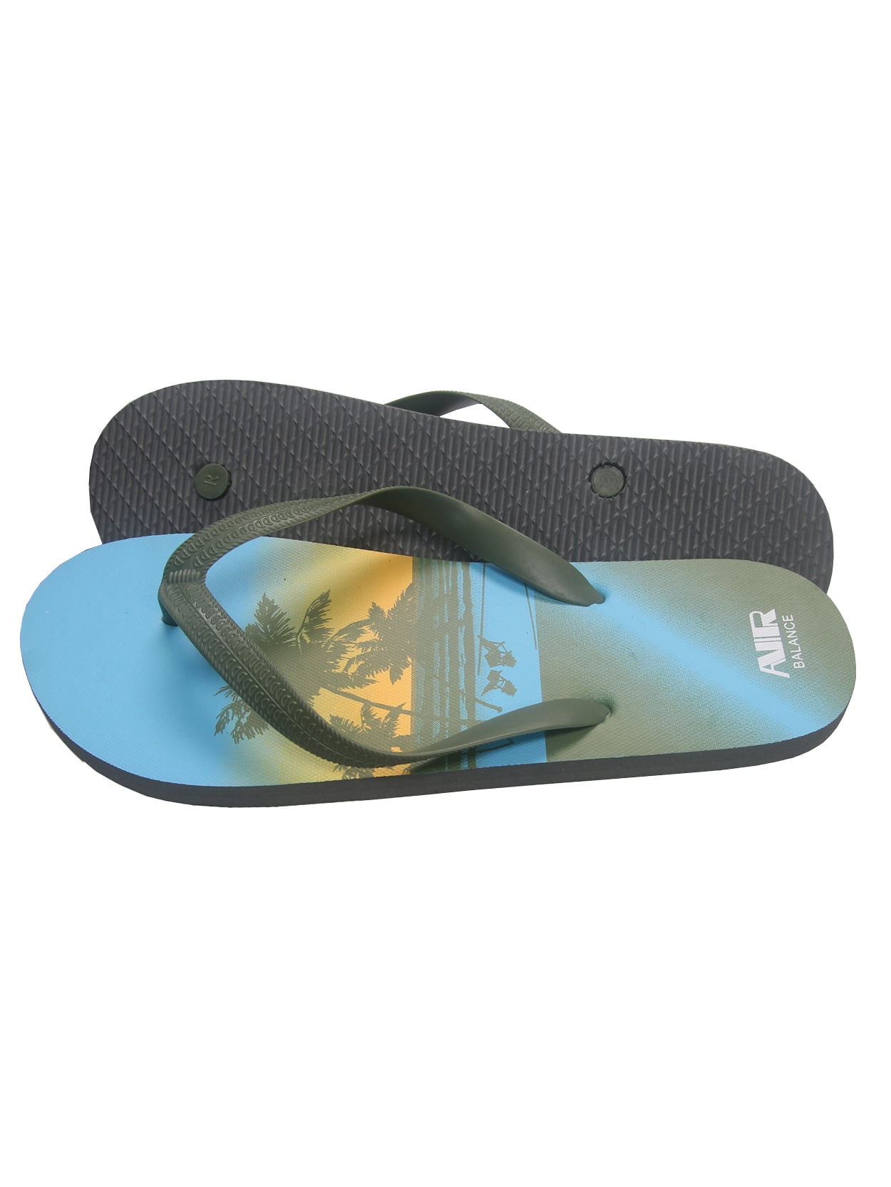 Air Balance Lifestyle Flip-Flop After Golf Thong Sandal, 11 Medium ...