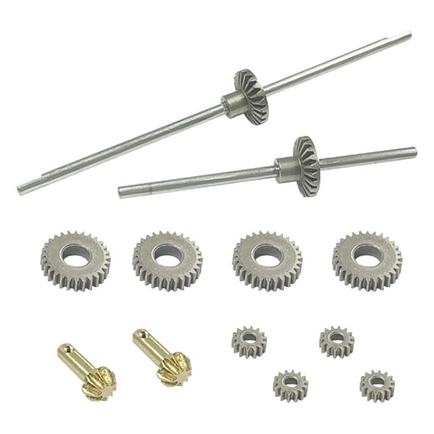 TISHITA 12 Pieces Metal Front Rear Axle Shaft and Gears Full Set ...