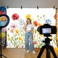 Watercolor Flowers Backdrop for Photoshoot,Photography Photo Studio ...