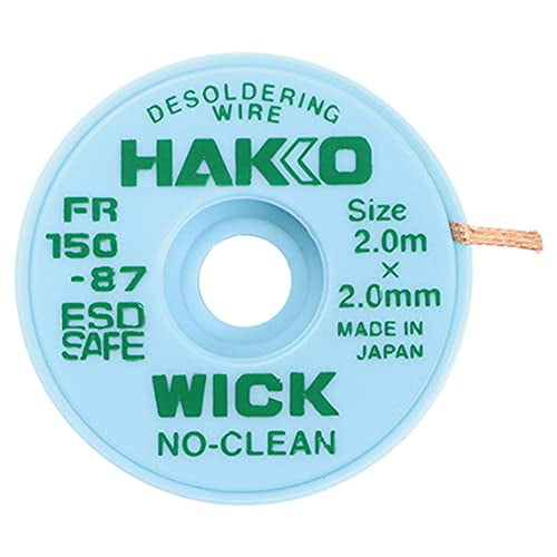 HAKKO Solder Absorption Wire Wick No Clean 2mm x 2m Bag Included FR150 ...