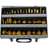 35 PIECE CARBIDE ROUTER BIT TOOLS SET W/ CASE - 1/2 INCH SHANKS ...