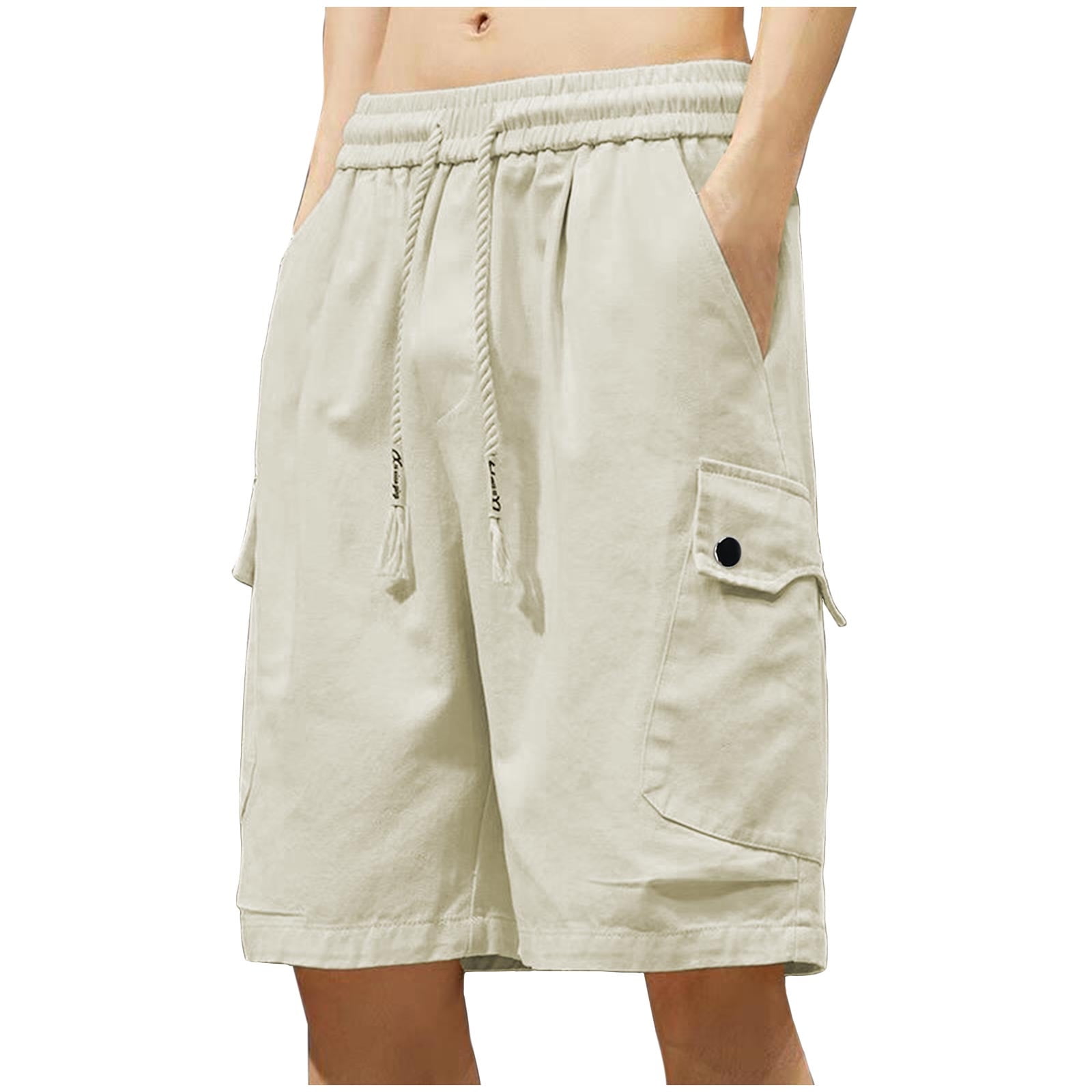 Click here for Cfhntfmh Mens Cargo Shorts Knee Lenght Casual Swea... prices