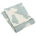 SAFAVIEH Skye Clouds Cotton 32" x 40" Baby Throw, Blue/White - Walmart.com
