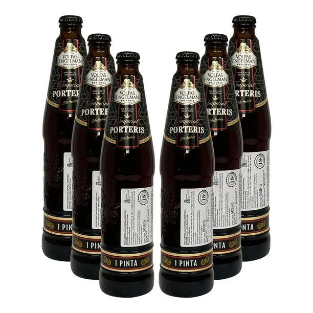 Six Pack Cerveza Volfas Engelman Imperial Porteris 568 ml Volfas ...