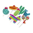 42PCS Summer Theme Cake Toppers Cactus Cake Ornaments Creative Party ...