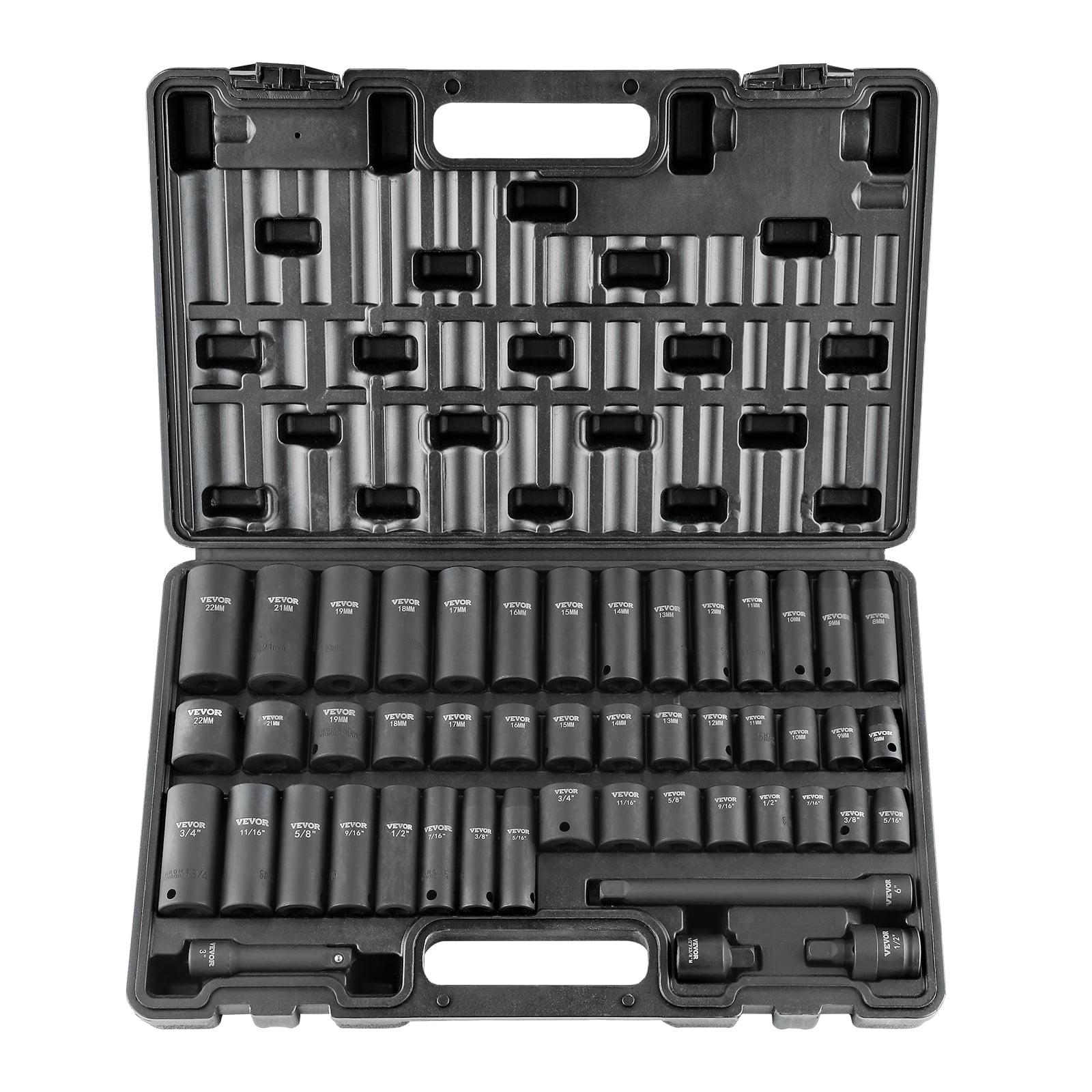 Click here for Vevor 3/8 Drive Impact Socket Set  48 Piece Socket... prices