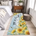 Area Rug 24×72in, You Are My Sunshine Words on Board Floor Carpet ...