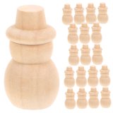MLINS 20pcs Unfinished Wooden Peg Dolls Peg People Wooden Figures Peg ...