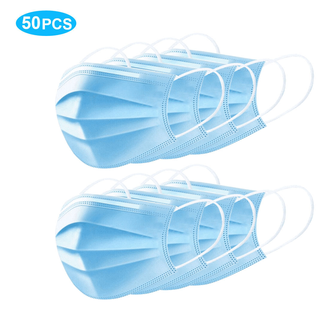 Disposable Face Mask [50-PCS] Soft & Comfortable - ASTM Level 1 ...