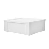 Starplast Small Stackable Storage Drawer, 19.75" x 15.5", White ...