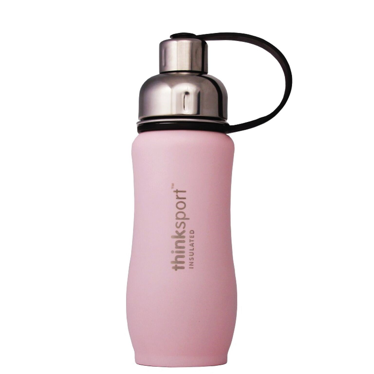 Thinksport Insulated Sports Bottle, Coated Pink, 12 Oz (350ml ...