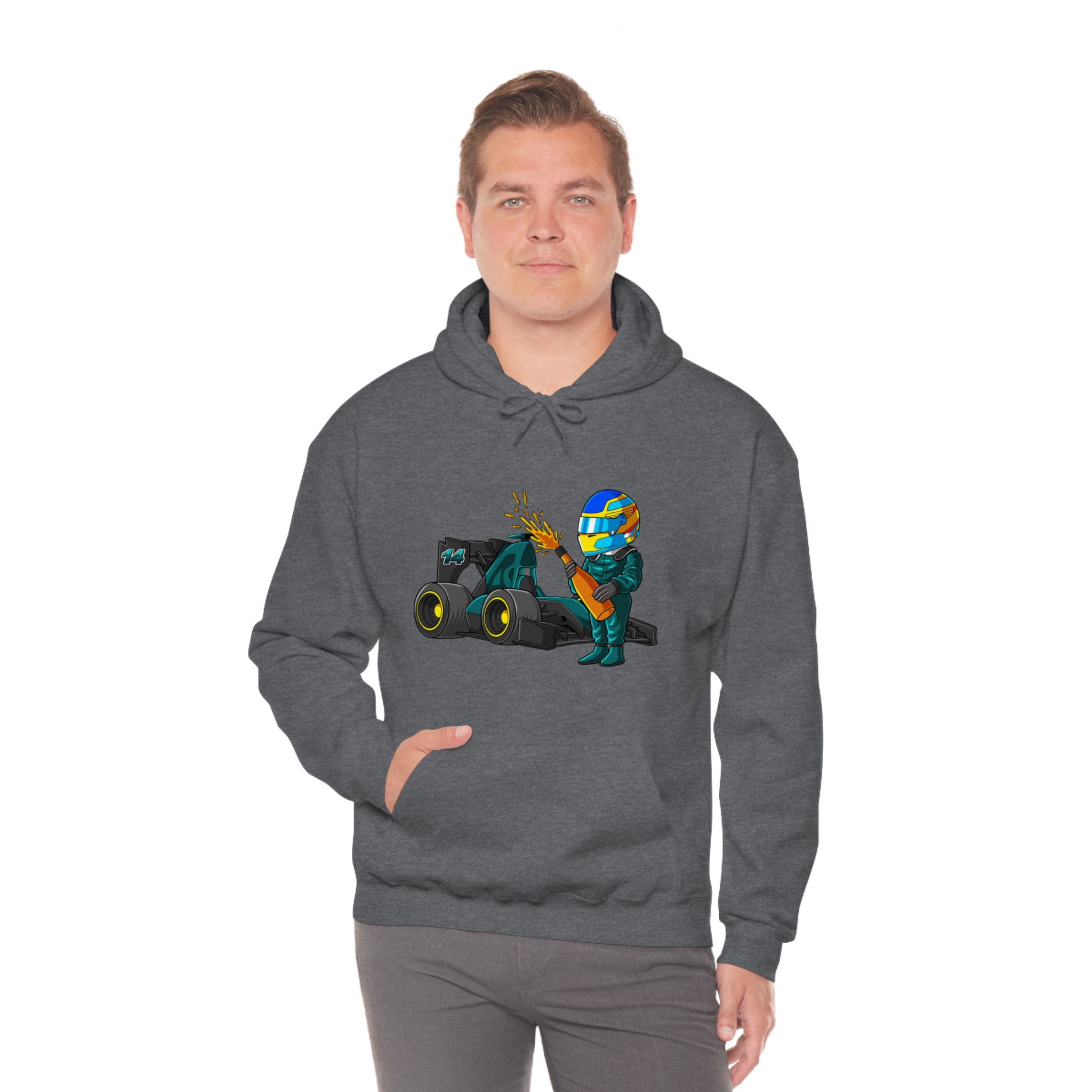 Fernando Alonso Graphic Hoodie - Walmart.com