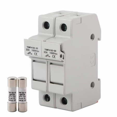 Din Rail Mount Fuse Holder Base Dc Fuse Holder Base Dc Fuse Power ...