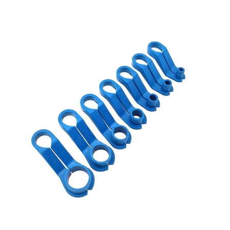 7pcs AC Fuel Line Angled Disconnect Tool Set Blue Car Vehicle Fuel Line ...
