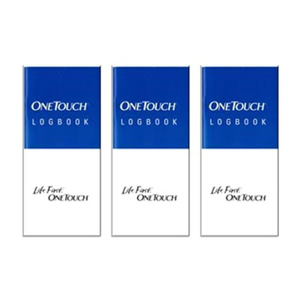 OneTouch Log book By Lifescan - [3 Pack] - Walmart.ca