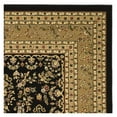 SAFAVIEH Lyndhurst Isadora Traditional Bordered Area Rug, Black/Tan, 8 ...