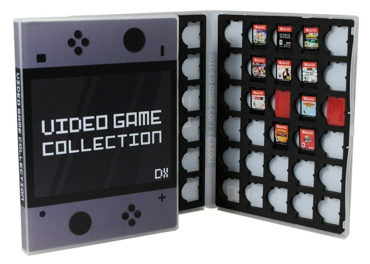Nintendo Switch Cartridge Case - Holds 60 Switch Video Games - Walmart.com