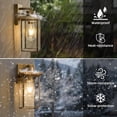 Brass Outdoor sconces, Exterior Wall Light Fixtures, Bronze Porch ...