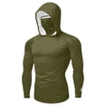 Aofany Sun Protection Shirts for Men with Face Cover Uv Spf Upf 50 ...