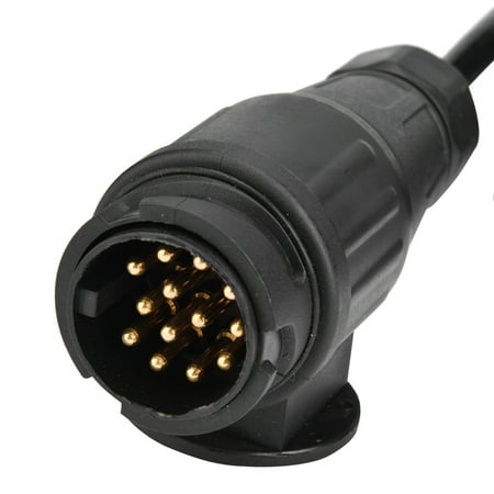 13-Pin Plug With Spring Wire, 13 Pin Trailer Plug Trailer Connector ...
