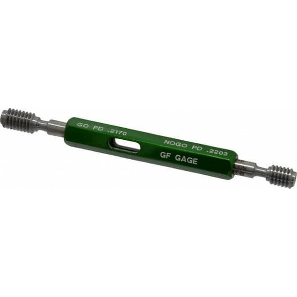 GF Gage 10-24 Thread, Steel, Screw Thread Insert (STI) Class 2B, Plug Thread Insert Go/No Go ...