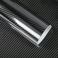 Black 7D Carbon Fibre Vinyl Wrap Sheet Film Sticker Car Wrap Air Bubble ...