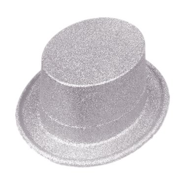 Mini Plastic Black Top Hats (12Pc) - Party Decor - 12 Pieces - Walmart.com