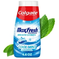 Colgate 2-in-1 Whitening Toothpaste Gel and Mouthwash, Icy Blast - 4.6 ...