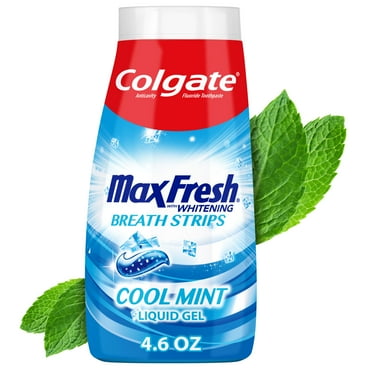 Colgate Max Fresh Liquid Gel 2-in-1 Toothpaste and Mouthwash, Cool Mint ...