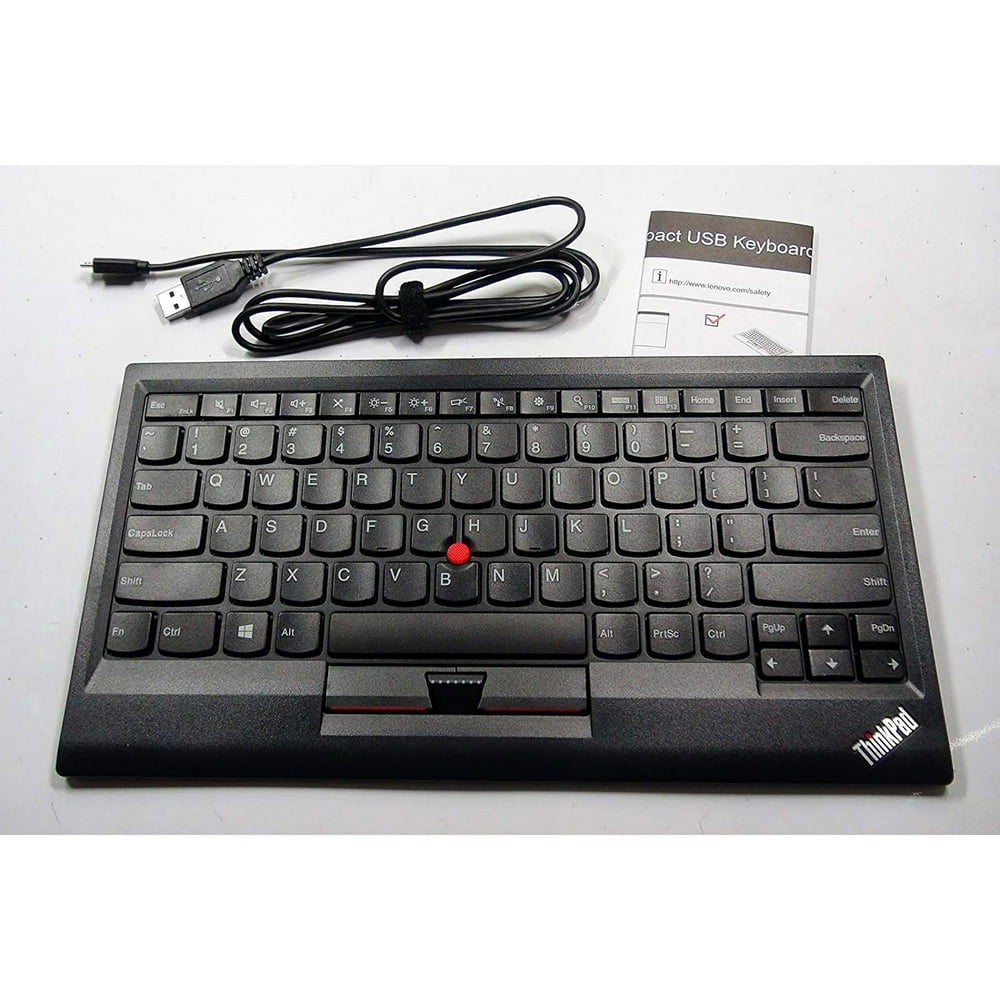 Lenovo ThinkPad Wired USB Keyboard with TrackPoint - Walmart.com ...