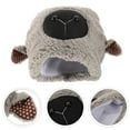 Plush Sheep Ear Hood Hat Cartoon Photography Props Lovely Headgear ...