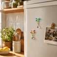 1 Pcs Mini Ceramic Vase Magnets for Fridge, Cute Tiny Magnet Vases for ...