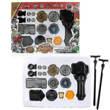 (Set A) Beyblades Metal Fusion cord Launcher Battle Set | Walmart Canada