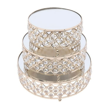 BalsaCircle 29 in Gold 12 Arm Tiered Round Metal Cupcake Holder Dessert ...