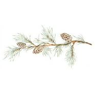 1.5 inch Floral Border Wall Stencil SKU #215A by Designer Stencils ...