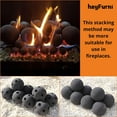 heyFurni, Ceramic Fire Balls, 10pcs, 3 inch, Black - Walmart.com