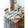 Burlap Table Runner 90 Inches Long, Ocean Beach Chair Sun Umbrella Non ...