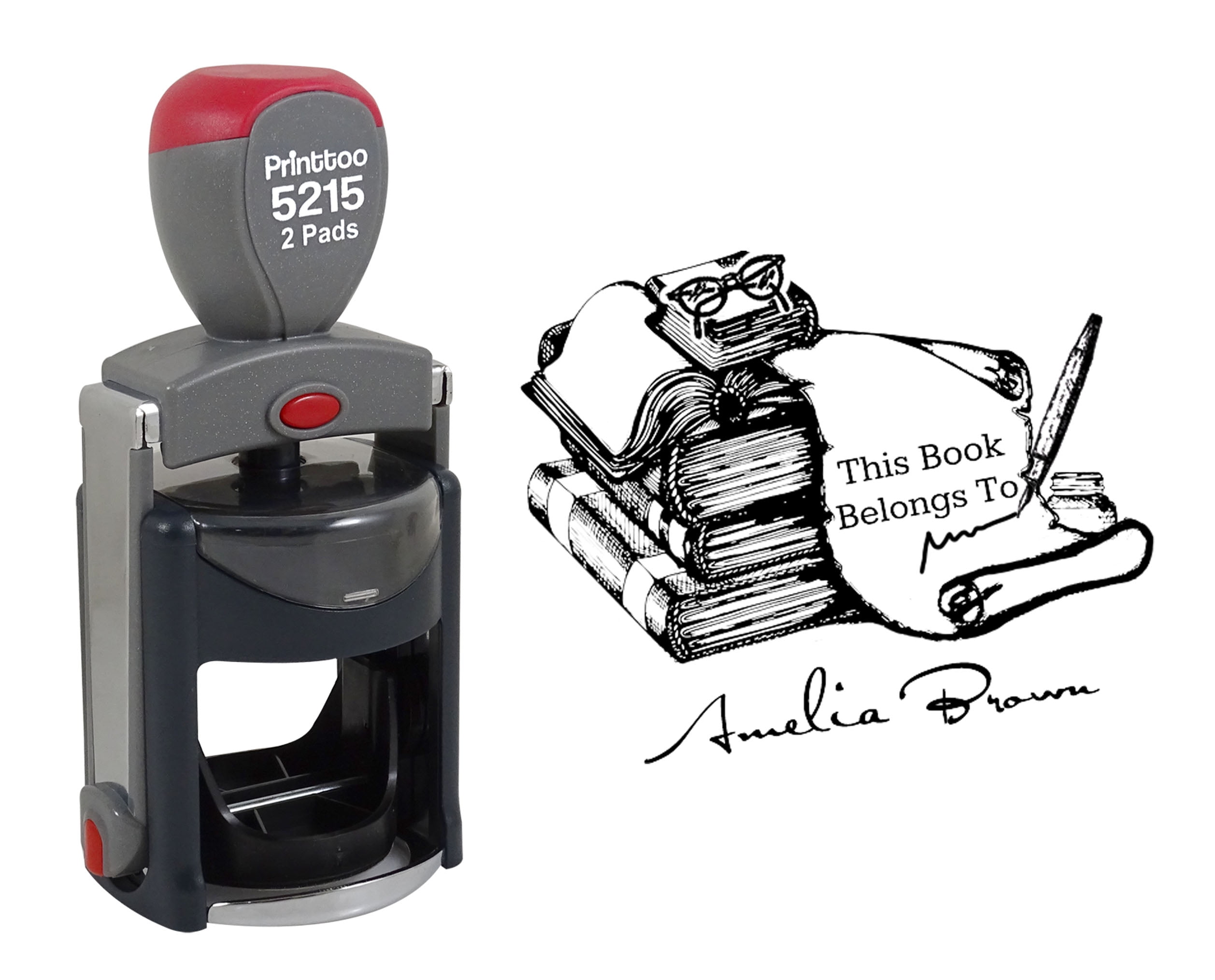 Printtoo Heavy Duty Dater Stamp With Scanned By Text Office Stationery ...