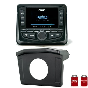 Polaris 2013-18 RANGER SPXRNGDASH Radio Mounting Kit and KICKER 46KMC5 ...