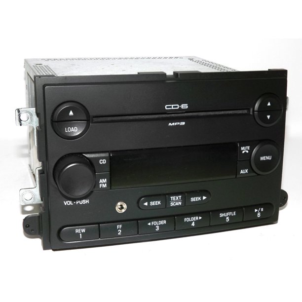 Restored Ford Fusion & More - AM FM 6 Disc mp3 CD Player w Aux Input 6E5T-18C815-AL (Refurbished ...