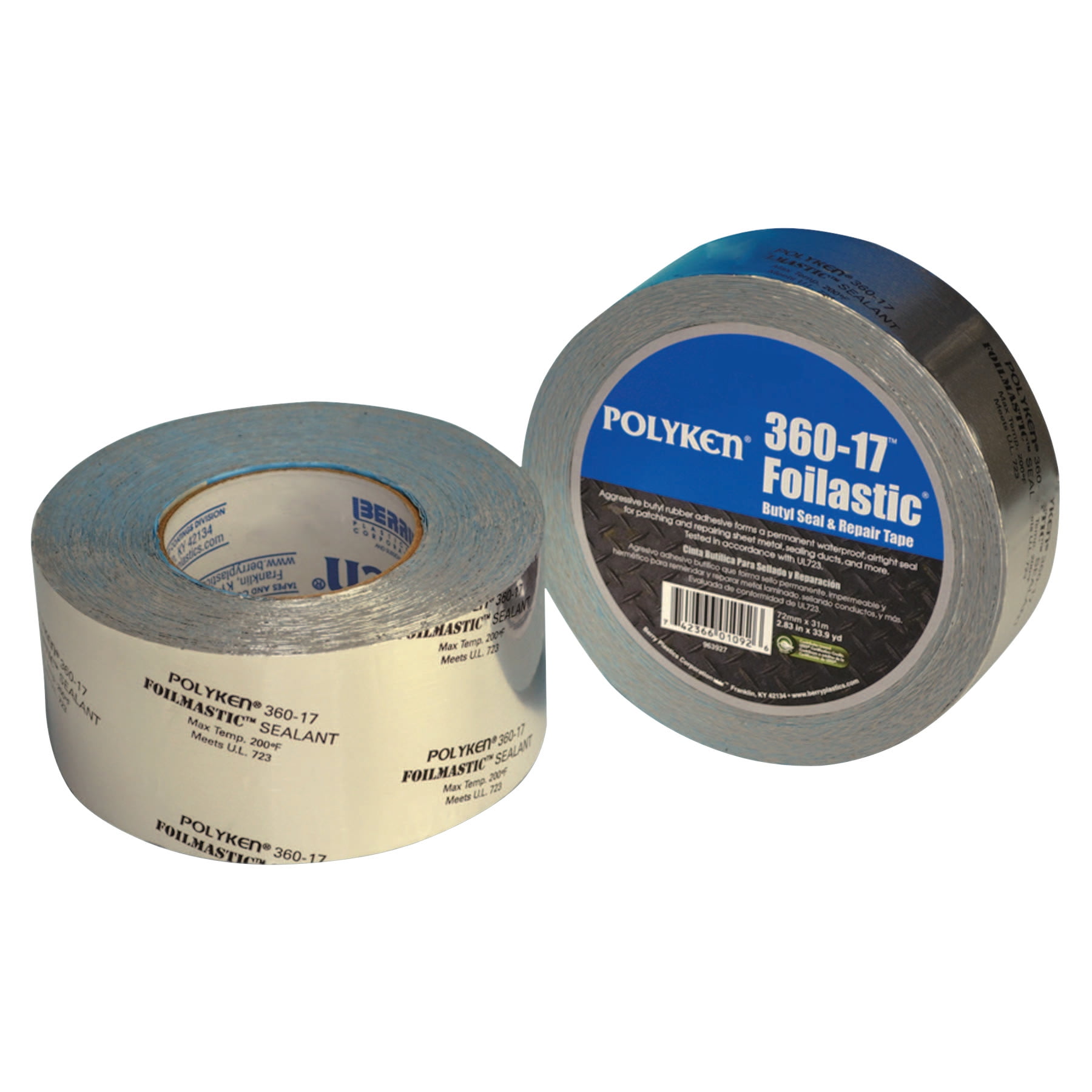 360-17 Foilmastic Tape 72mm X 31m - Walmart.com