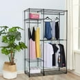 GoDecor Heavy Duty Garment Rack Freestanding Clothing Rack Wardrobe ...