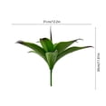 Artificial Plant Outdoor Agave - Large Size UV Resistant Fake Agave ...