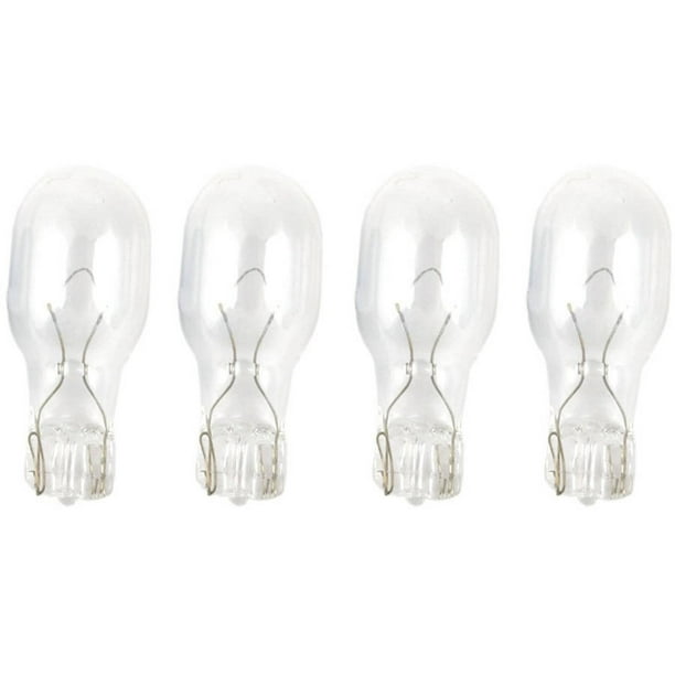 Moonrays 95504 Wedge Base Light Bulbs, Clear, 7-Watt, 4-Pack - Walmart ...