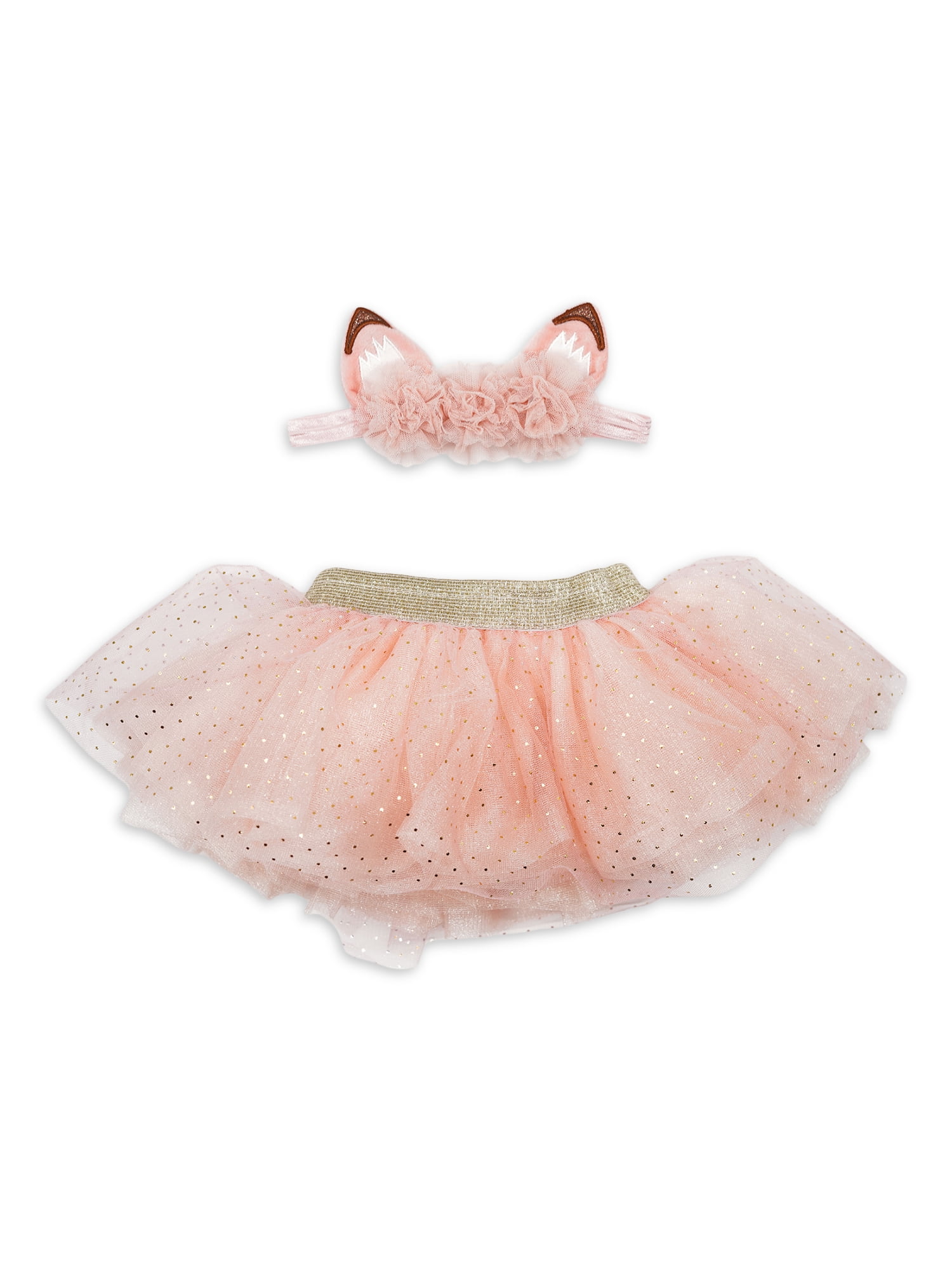 Wonder Nation Baby Girls Fox Tutu Set, 2-Piece - Walmart.com