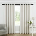 Widyana Black Curtain Rods for Kitchen/Windows 30 to 72 inches with ...